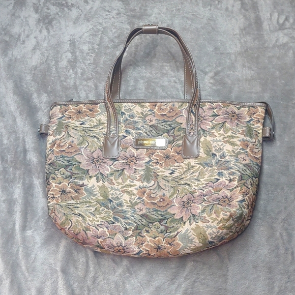 Pierre Cardin | Bags | Vintagepierre Cardin Floral Tapestry Tote Bag ...